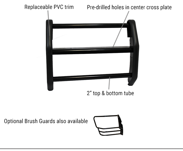 Push Bumper: Chevrolet/Chevy Tahoe 1500/Suburban 1500 (2007-2014 ...